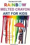 How To Make A DIY Rainbow Crayon Art Photo Gift With Your Child
