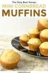 Easy Mini Cornbread Muffins Recipe ~ On My Kids Plate
