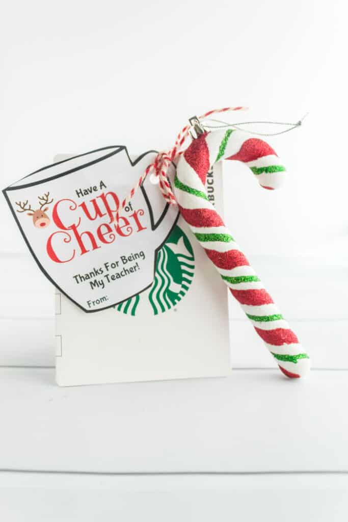 Adorable "Cup of Cheer" Holiday Gift Tags (Printable!) - On My Kids Plate