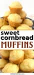 Easy Mini Cornbread Muffins Recipe ~ On My Kids Plate