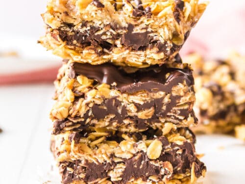 No Bake Chocolate Oatmeal Bars