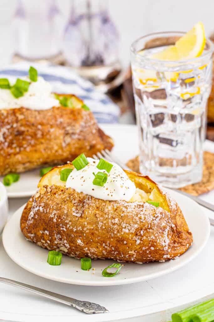 How To Make Crispy Baked Potatoes - On My Kids Plate