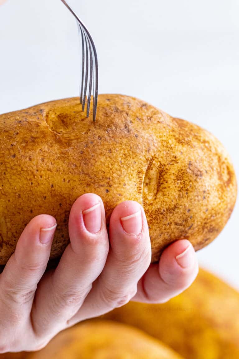 How To Make Crispy Baked Potatoes - On My Kids Plate