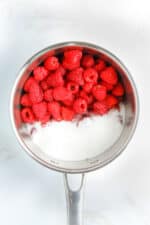 Easy Raspberry Jam (No Pectin!) - On My Kids Plate