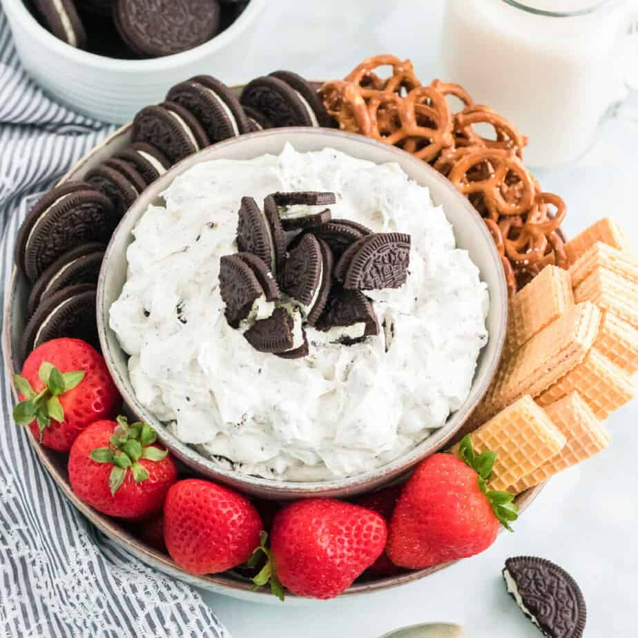 Oreo Dip (Cookies & Cream Dip!) - On My Kids Plate