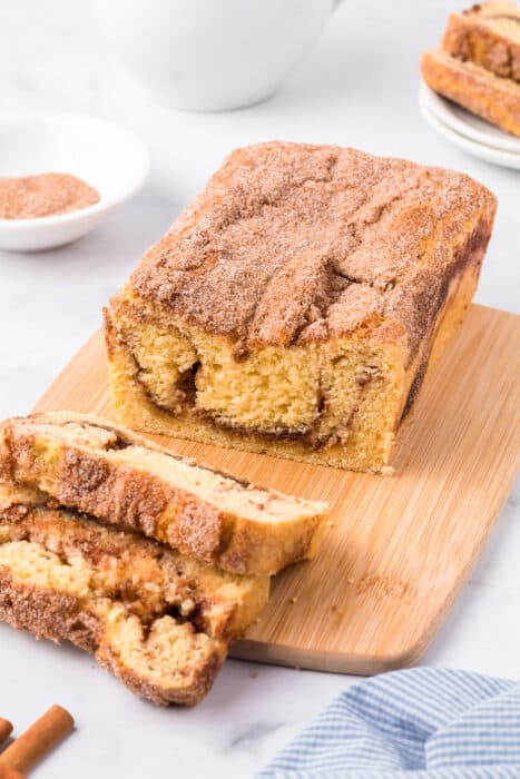Snickerdoodle Bread - On My Kids Plate