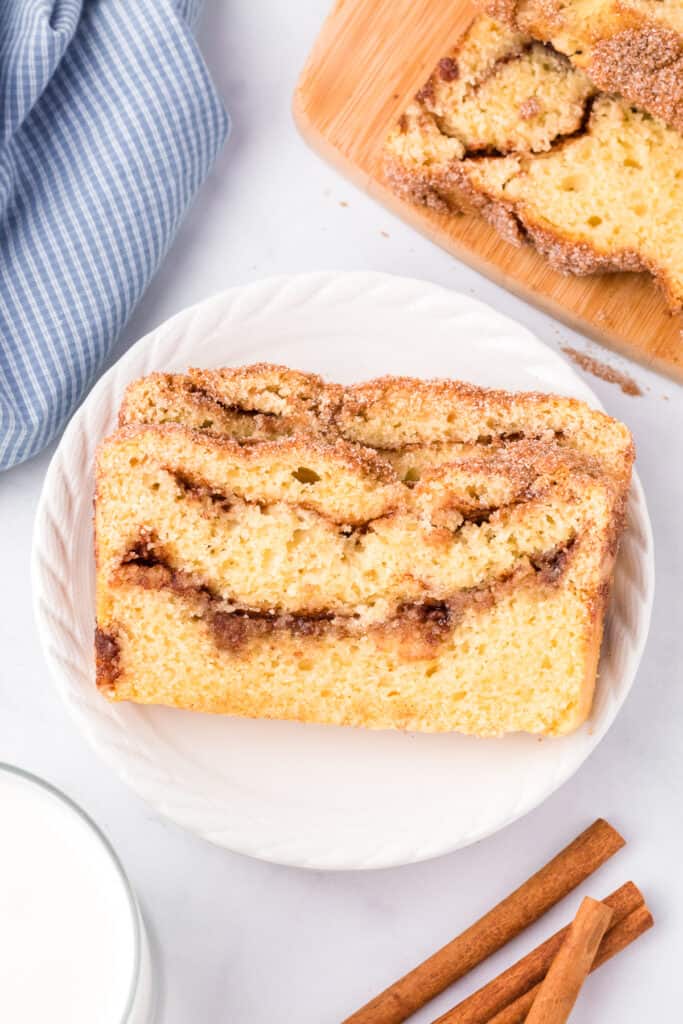 Snickerdoodle Bread - On My Kids Plate
