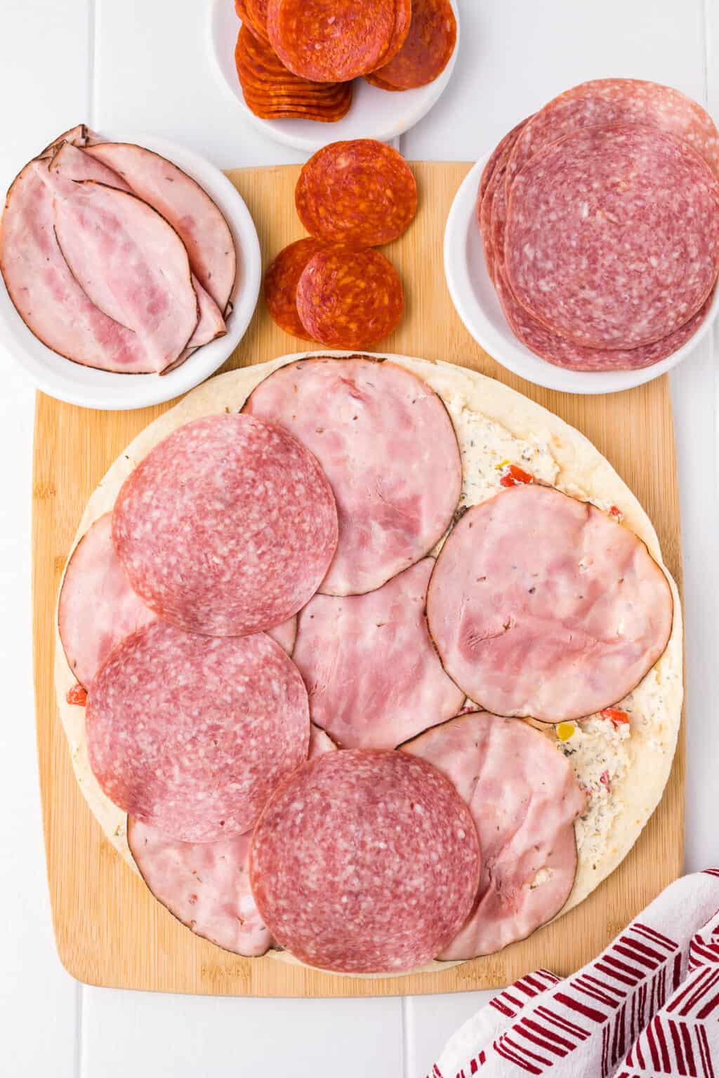 Easy Italian Pinwheels - On My Kids Plate