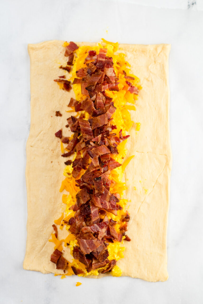 Easy Breakfast Braid (With Crescent Rolls) - On My Kids Plate