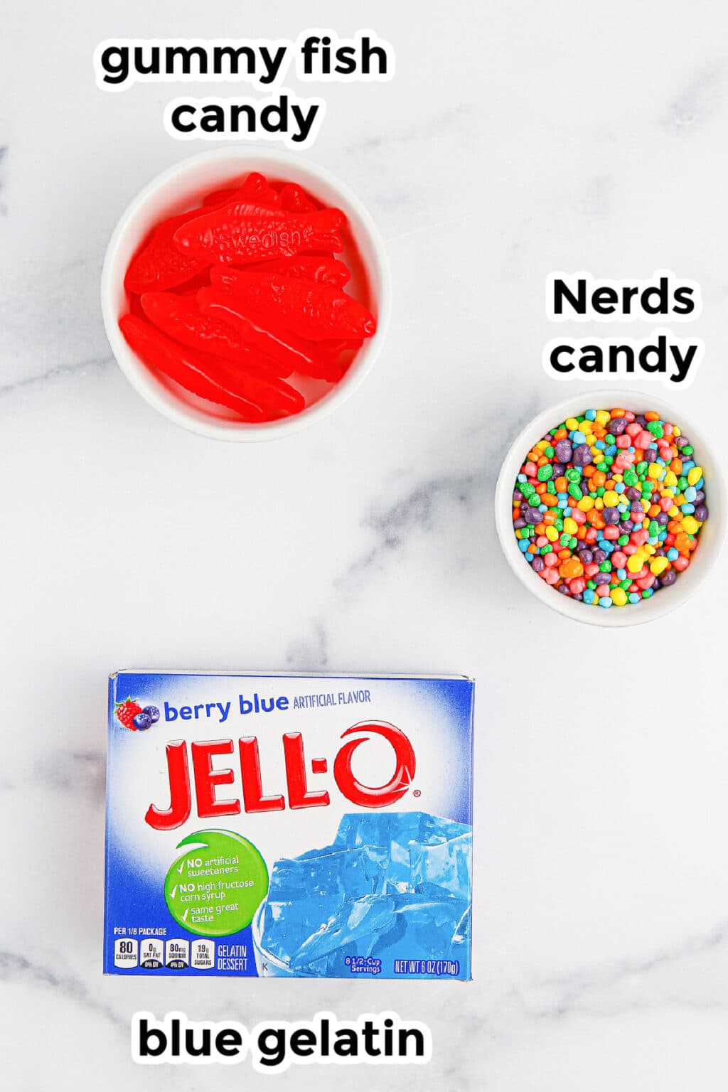 Mini Fish Tank Gelatin Cups (Fun For Parties!) - On My Kids Plate