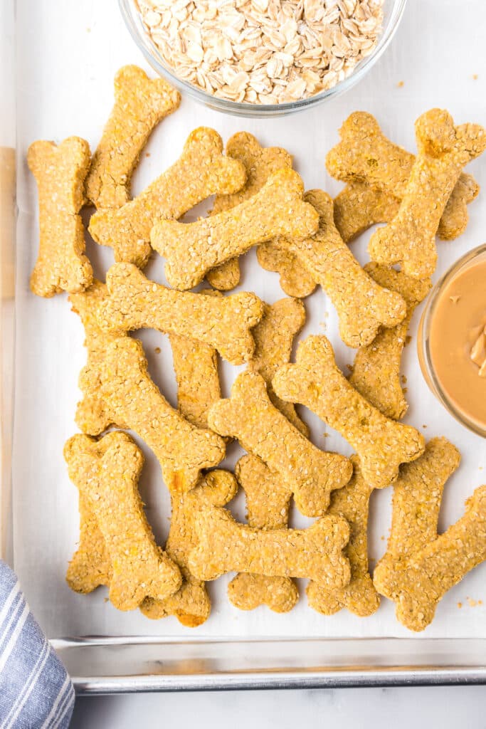 Peanut Butter Cookies For Dogs (3 Ingredients, Use Leftover Pumpkin ...