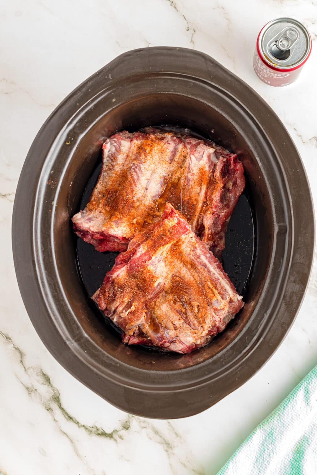 Slow Cooker Dr. Pepper Ribs - On My Kids Plate