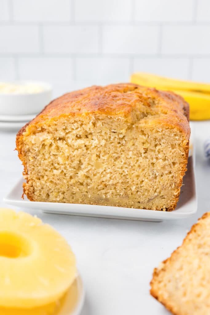 Pineapple Banana Bread - On My Kids Plate