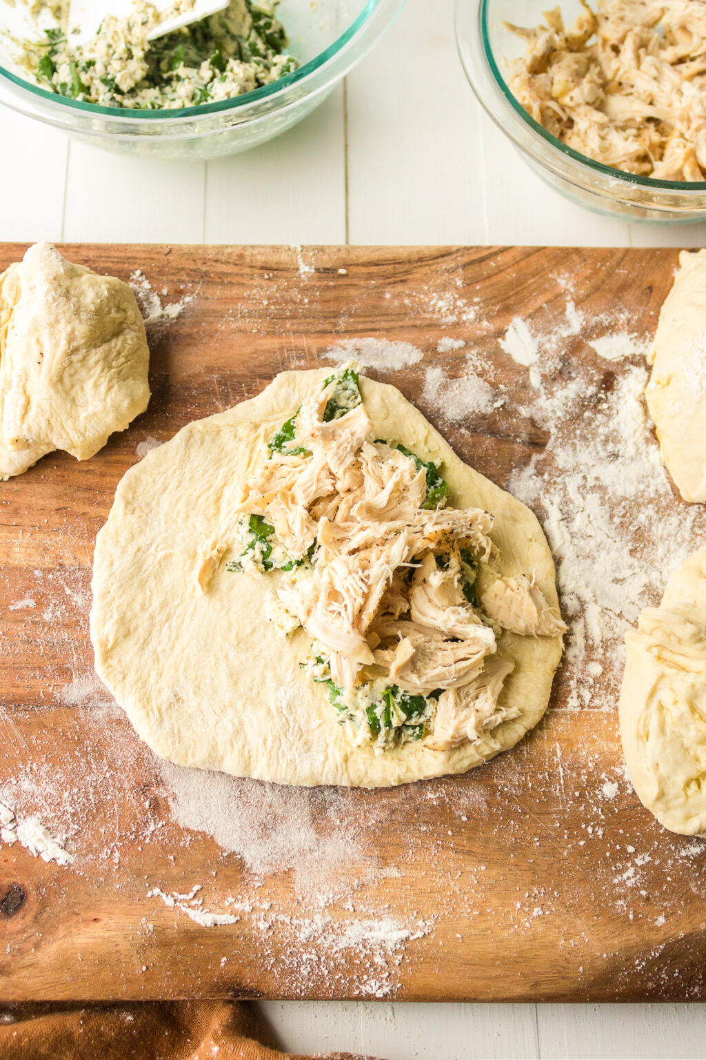 Creamy Chicken Calzone Recipe - On My Kids Plate