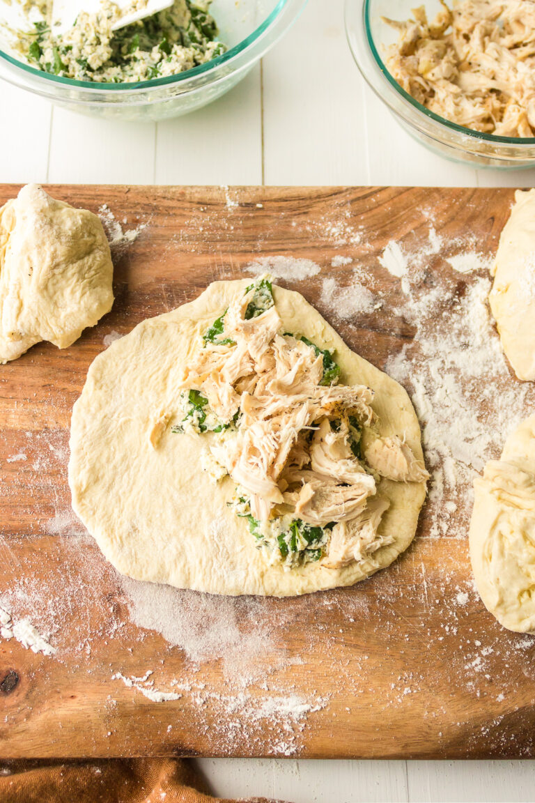 Creamy Chicken Calzone Recipe - On My Kids Plate