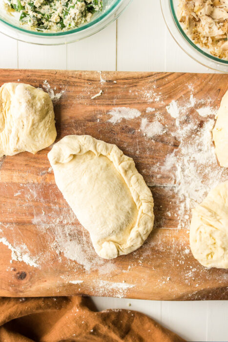 Creamy Chicken Calzone Recipe - On My Kids Plate