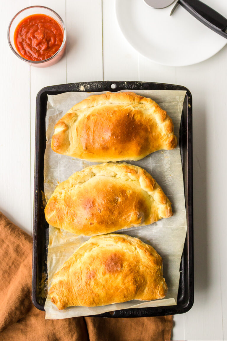 Creamy Chicken Calzone Recipe - On My Kids Plate