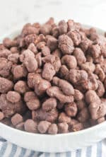 Reindeer Poop (Chocolate Snack Mix Recipe) - On My Kids Plate