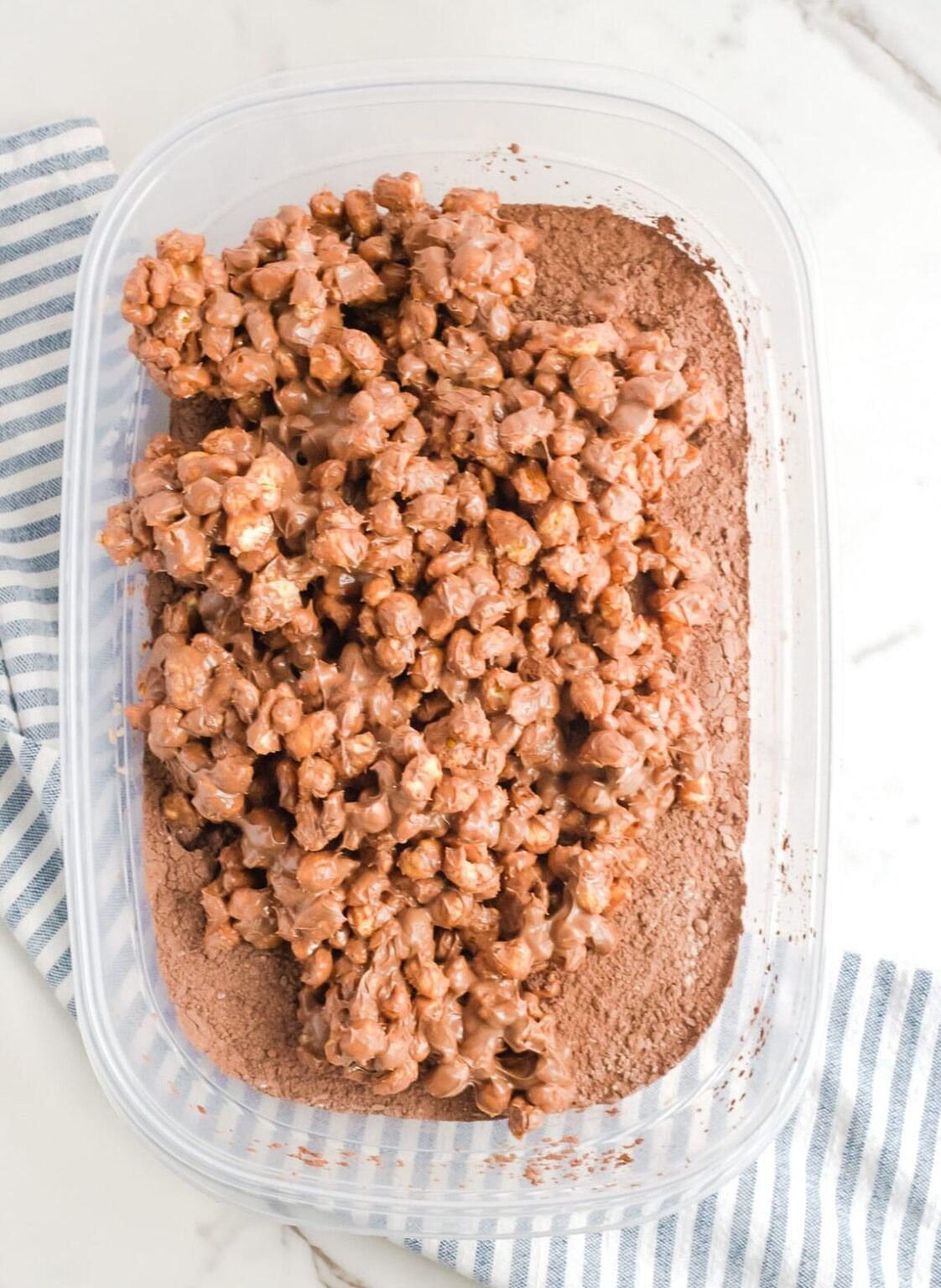 Reindeer Poop (Chocolate Snack Mix Recipe) - On My Kids Plate