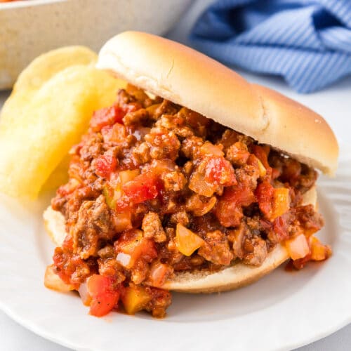 Sloppy Joes (Classic Old Fashioned Sloppy Joe Recipe) - On My Kids Plate