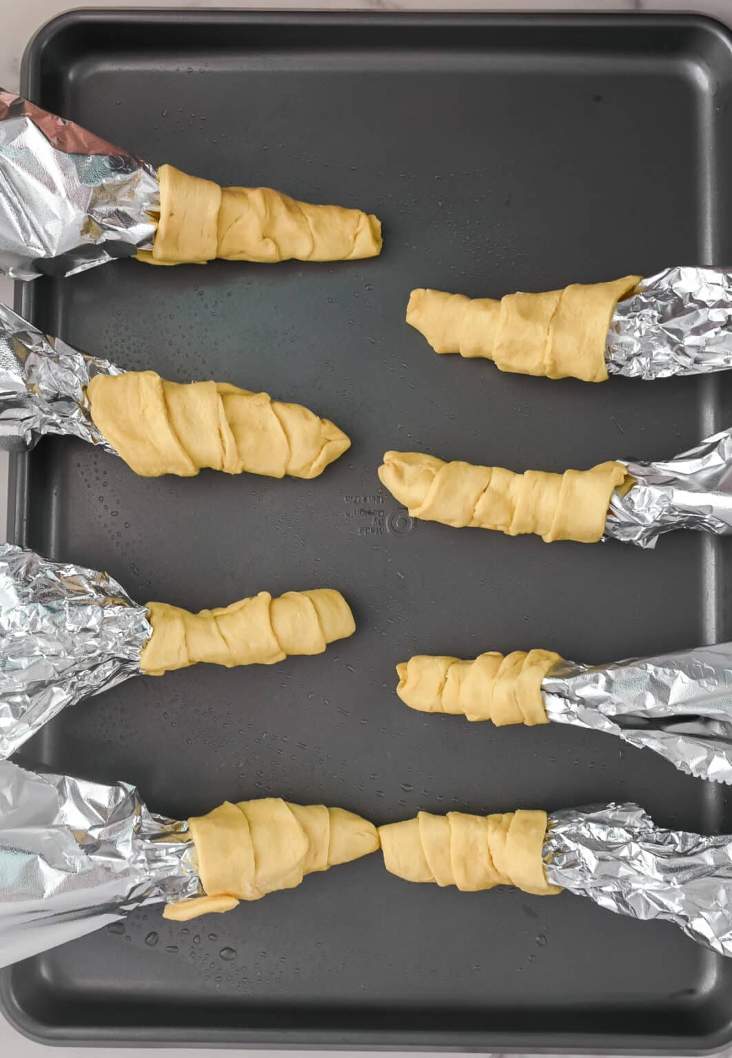 Easter Stuffed Carrot Crescent Rolls - On My Kids Plate