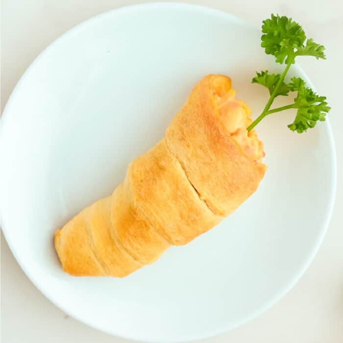 Easter Stuffed Carrot Crescent Rolls - On My Kids Plate