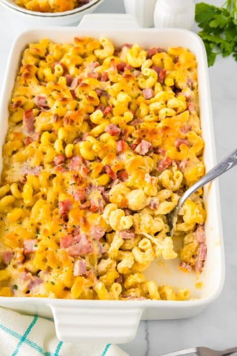 Easy Corkscrew Mac And Cheese (Cavatappi Pasta With Ham!) - On My Kids ...