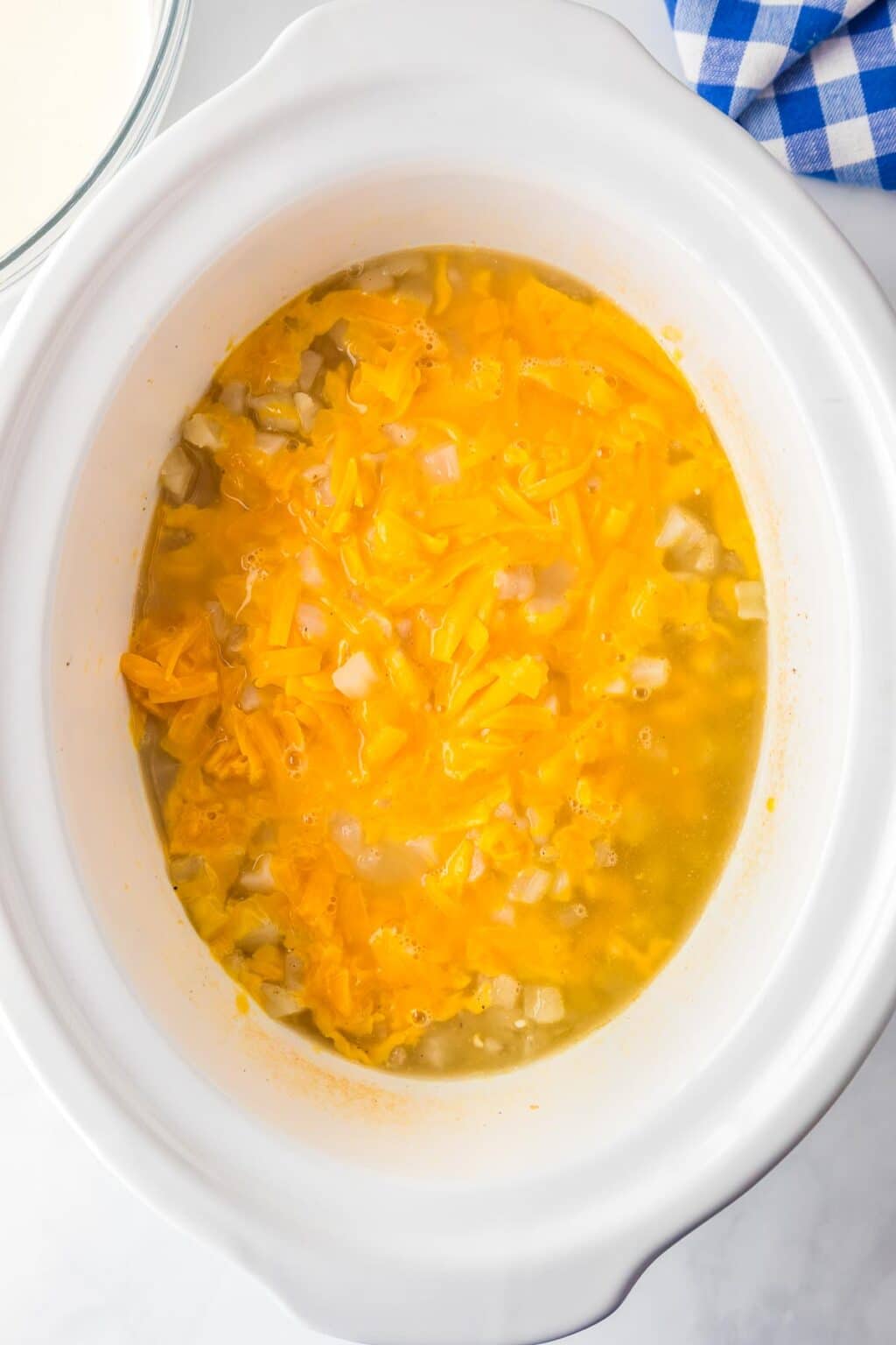 Crock Pot Hashbrown Potato Soup - On My Kids Plate