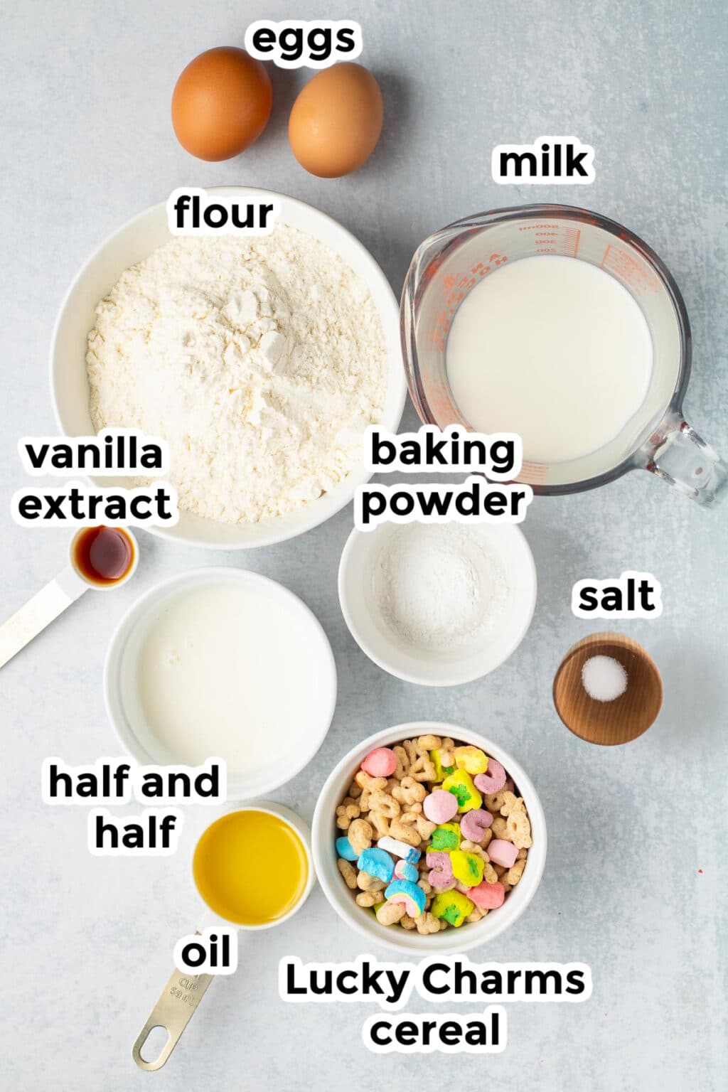 Lucky Charms Pancakes - On My Kids Plate