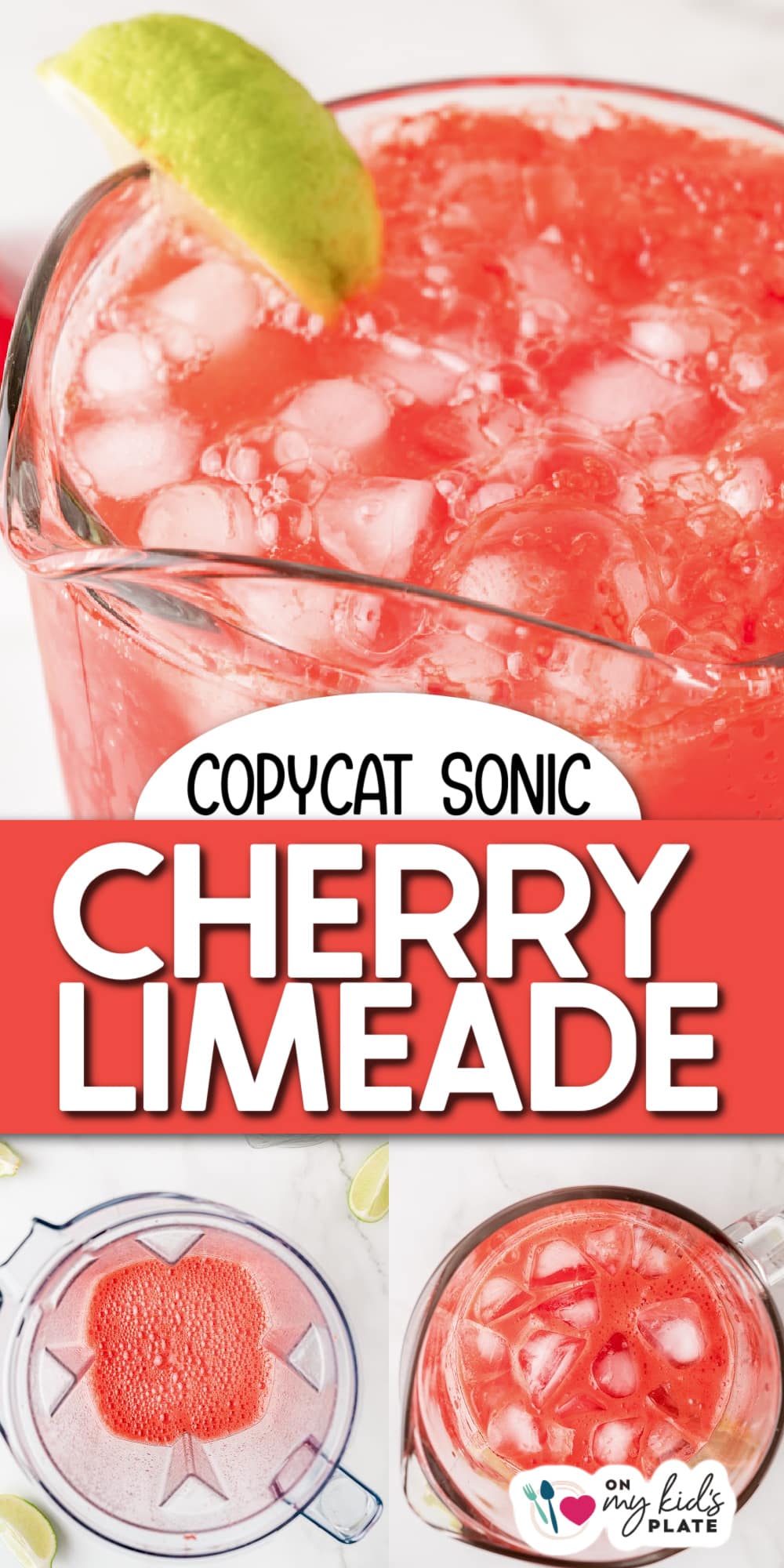 Cherry Limeade (Copycat Sonic Recipe) - On My Kids Plate