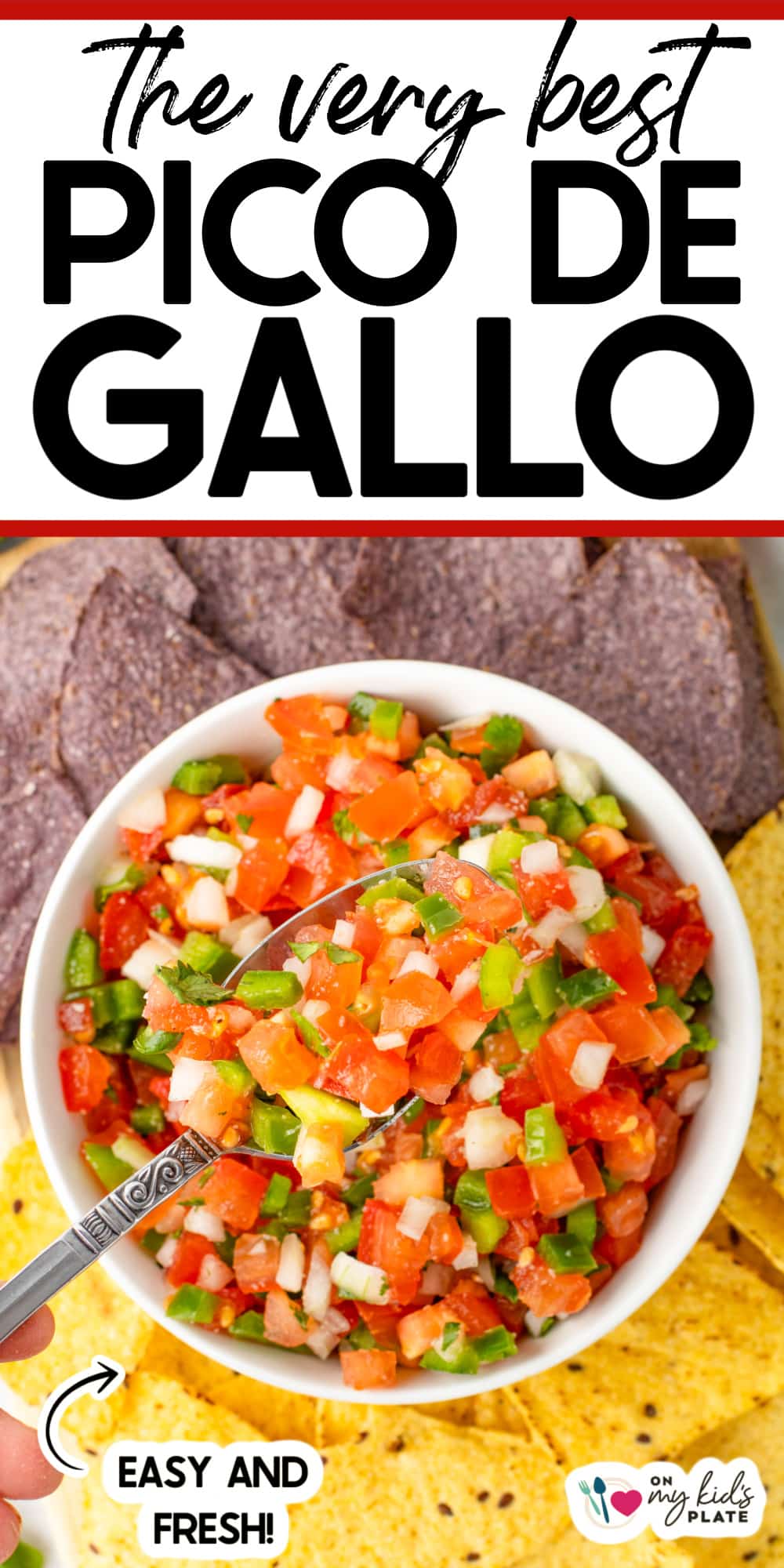 Easy Pico De Gallo Recipe (Fresh Salsa!) - On My Kids Plate