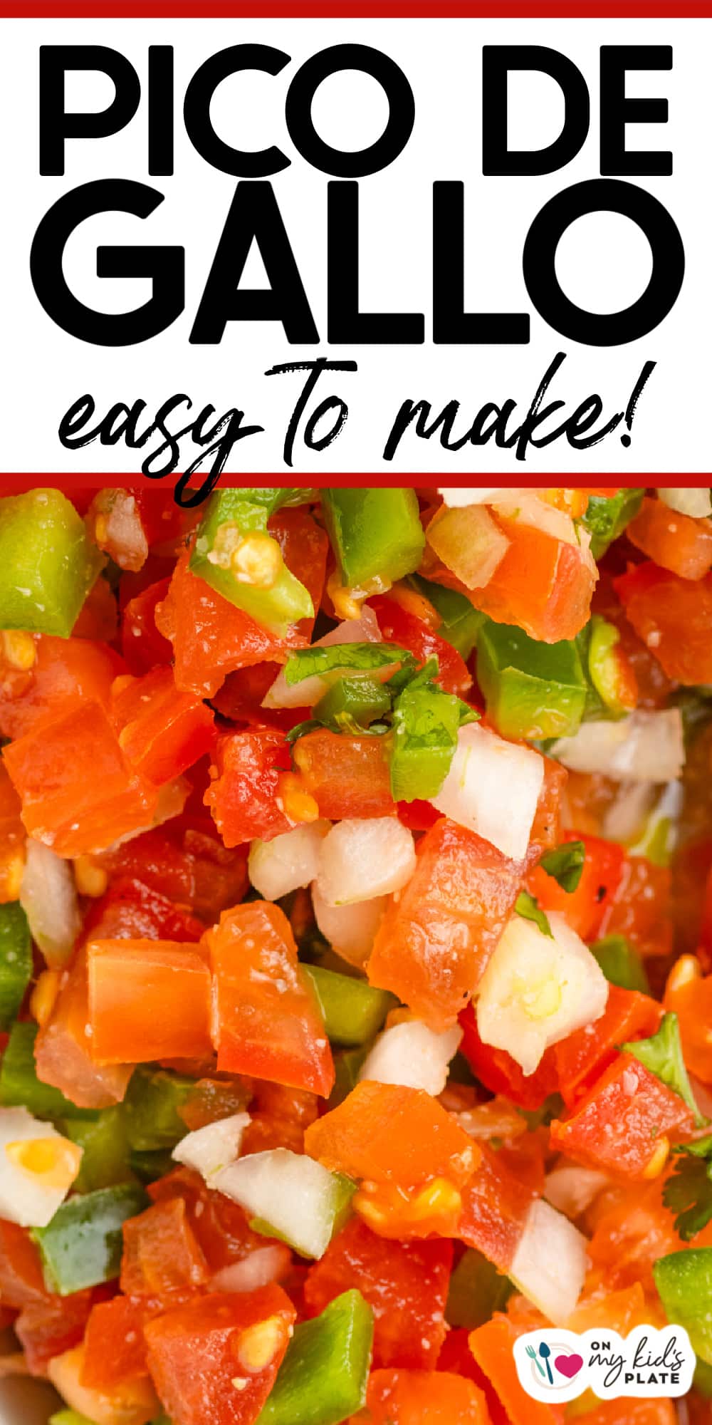 Easy Pico De Gallo Recipe (Fresh Salsa!) - On My Kids Plate