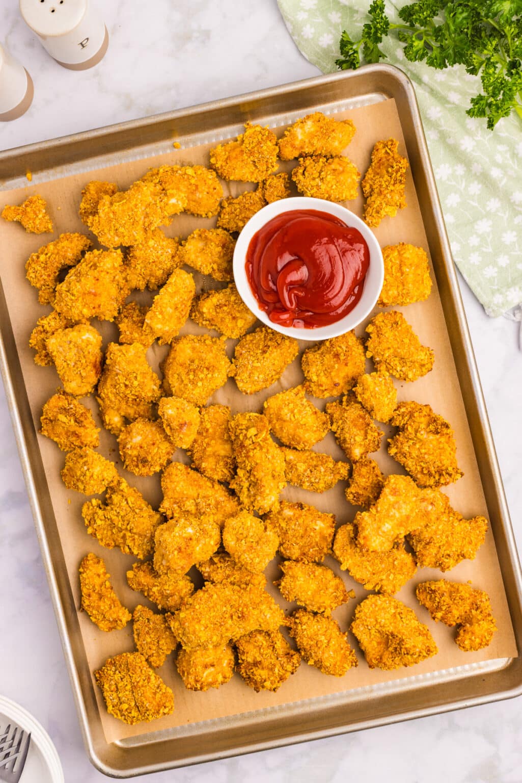 Cornflake Chicken Nuggets (Crunchy + Delicious!) - On My Kids Plate