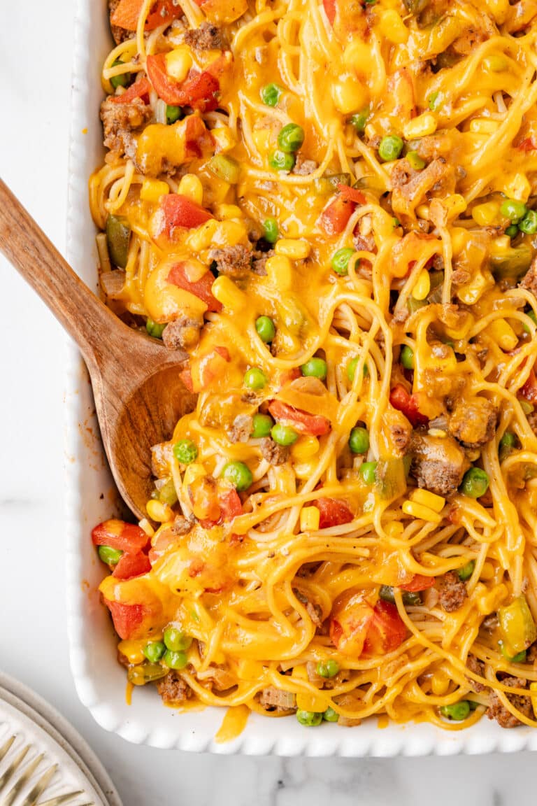 Church Supper Spaghetti - On My Kids Plate