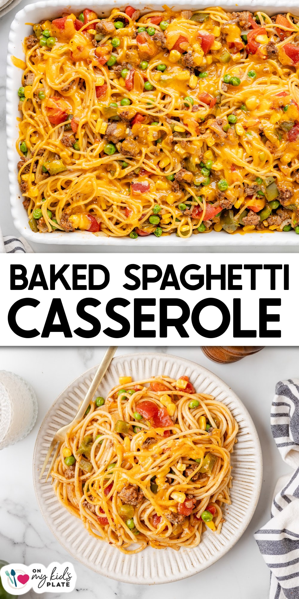 Church Supper Spaghetti - On My Kids Plate