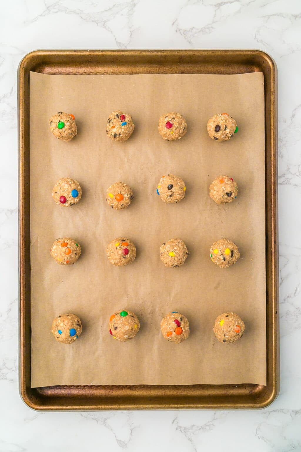 Monster Cookie Energy Balls (No Bake!) - On My Kids Plate