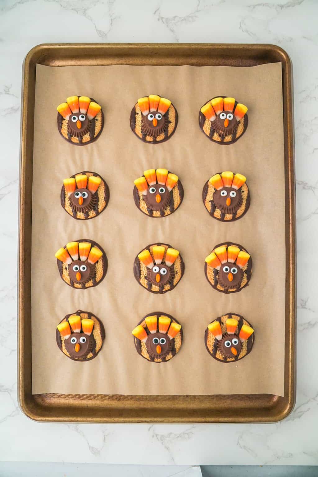 Easy Turkey Cookies (For Thanksgiving!)