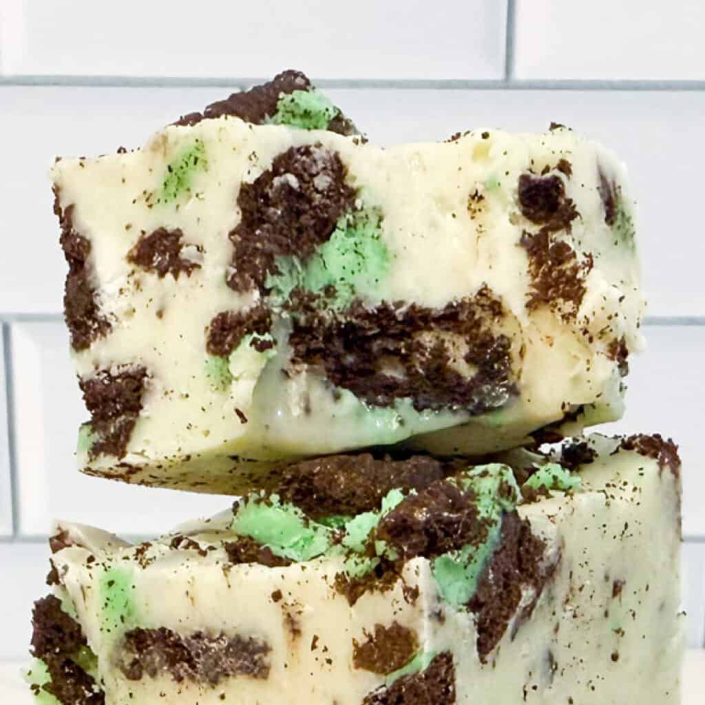Mint Oreo Fudge - On My Kids Plate