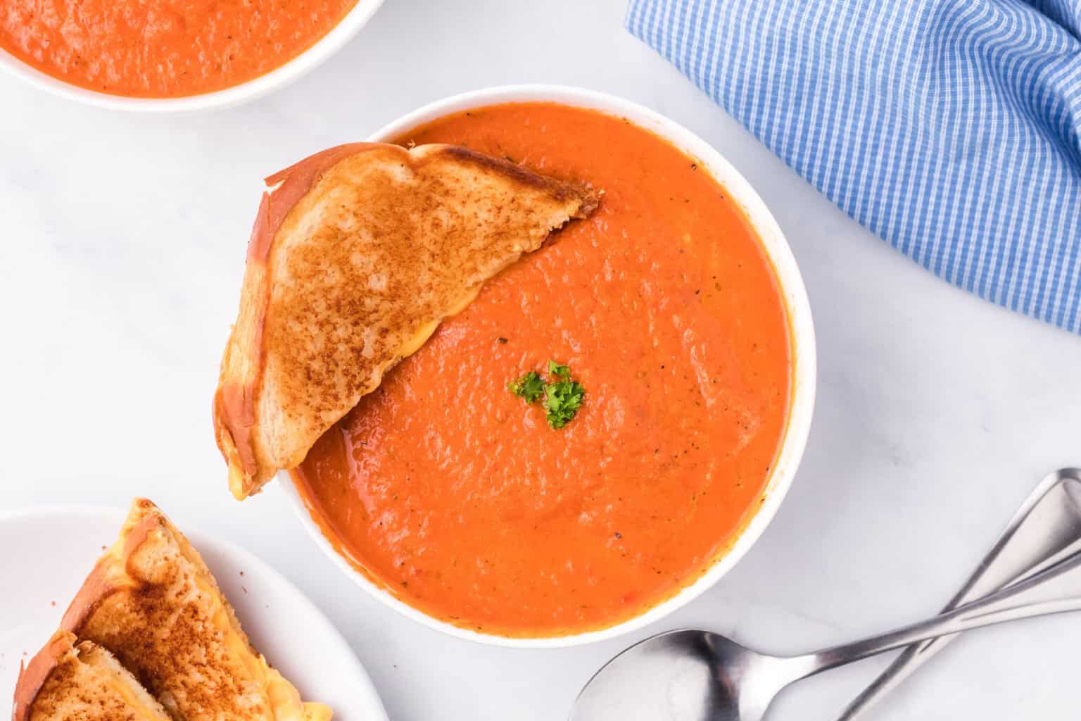 Creamy Tomato Soup - On My Kids Plate